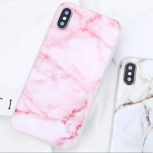Accessories | Pink Marble Iphone X Xs Case | Poshmark